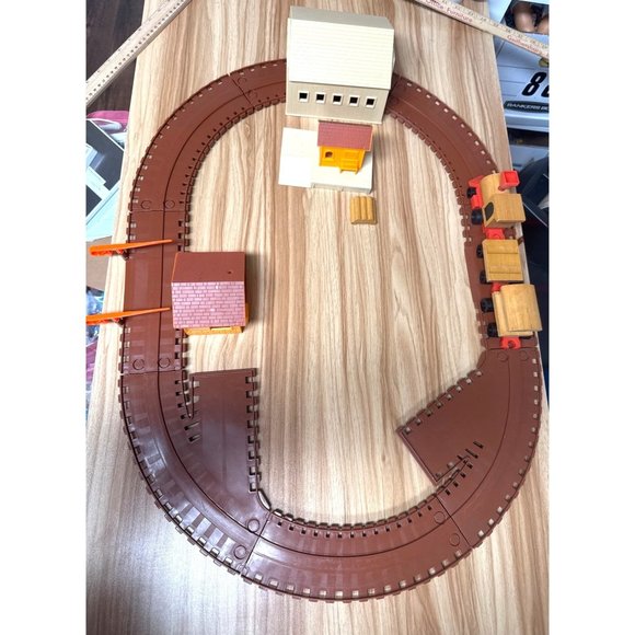 Mattel | Toys | Vintage Mattel 972 Wooden Train Track Puttputt Railroad ...